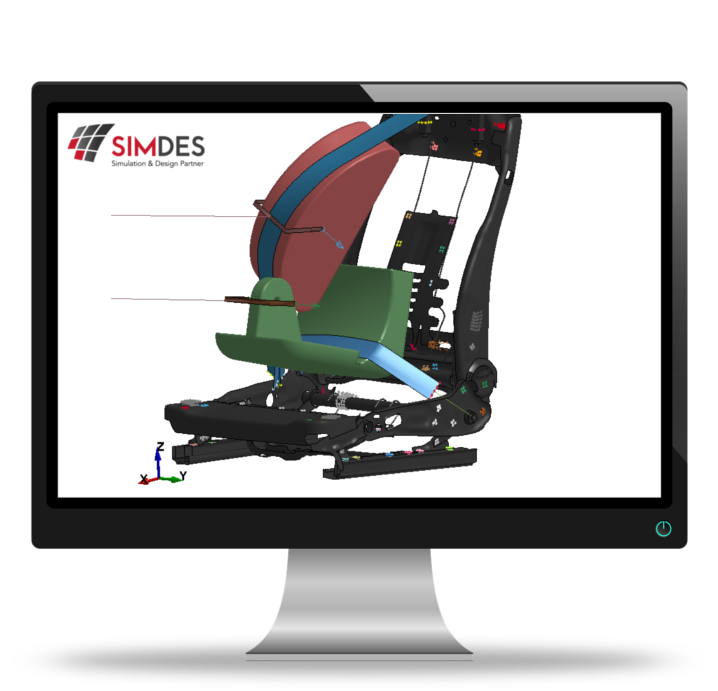 Badania wytrzymałościowe foteli samochodowych ECE R14, ECE R17, ECE R21 ...